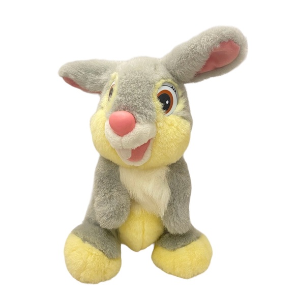 Disney | Toys | Vintage Bambi Thumper Rabbit Plush Toy Stuffed Animal ...